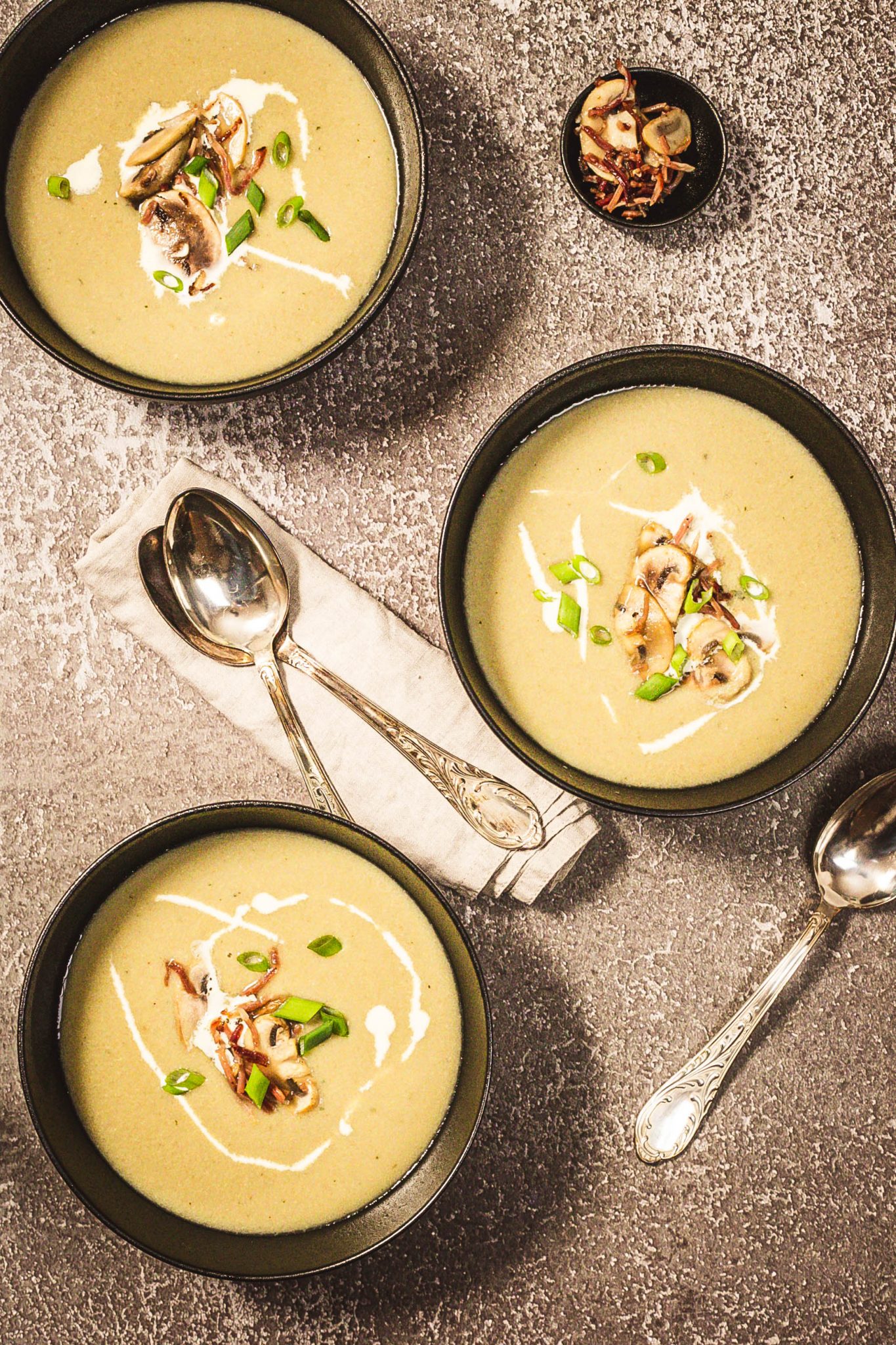 Champignoncremesuppe – Herzgedanke